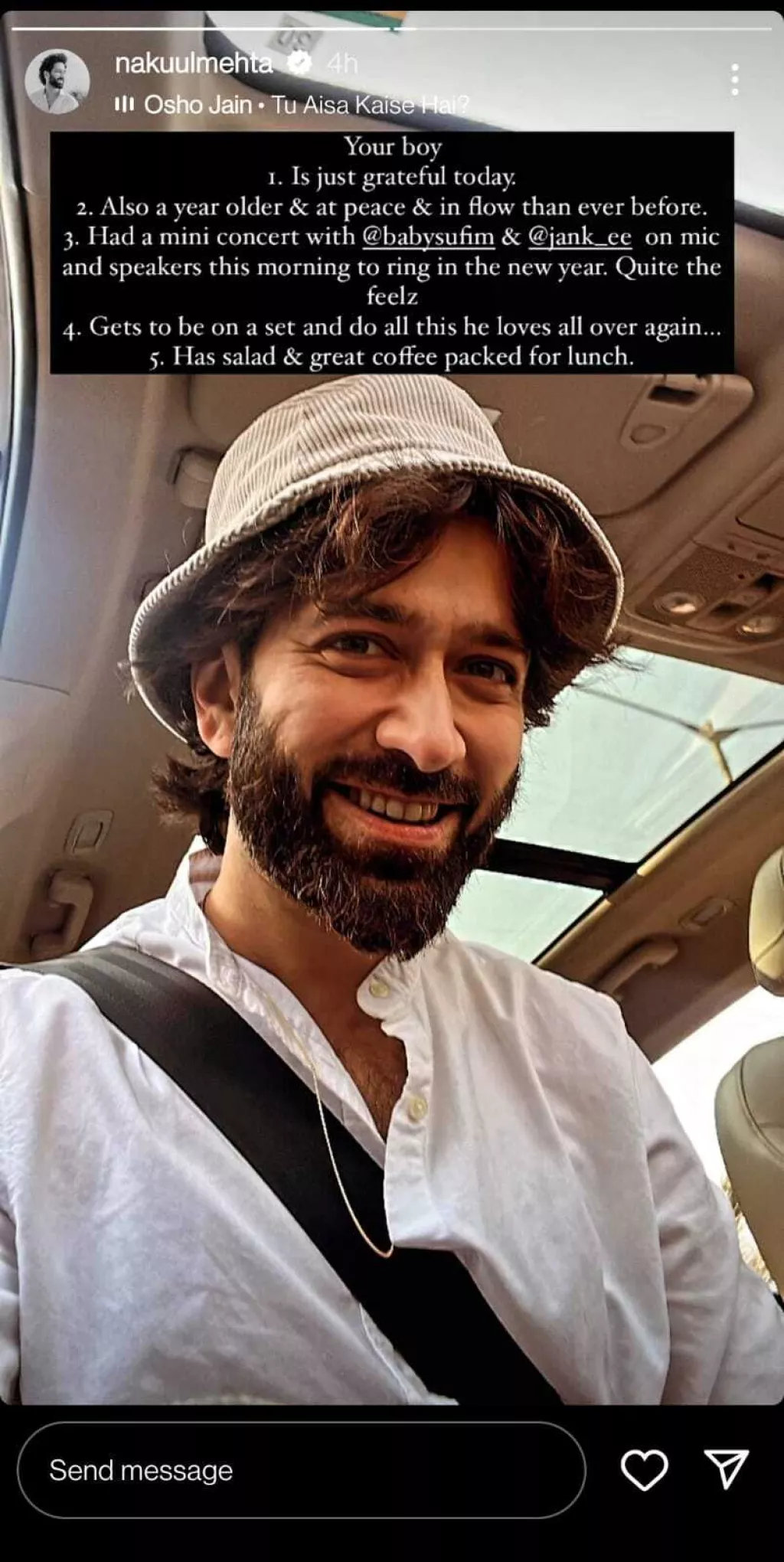 Jankee Parekh Wishes Nakuul Mehta On His 40th Birthday, Calls Him Her ...