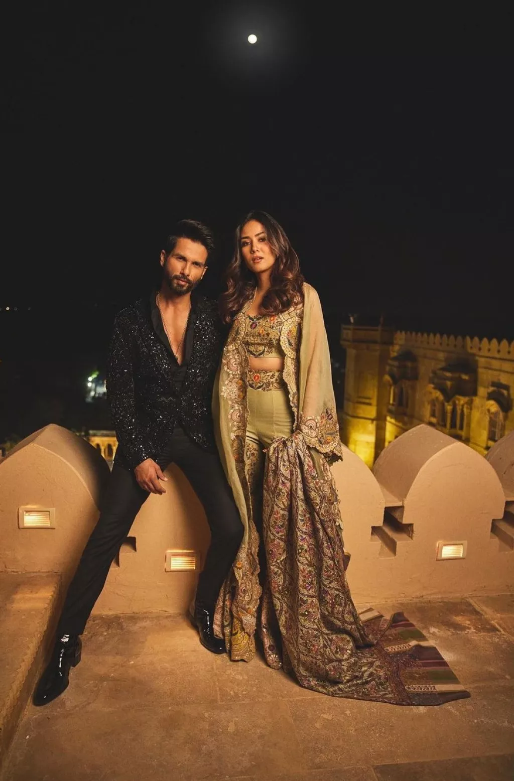Mira Rajput Stuns In An Indo-Western Look At Sidharth And Kiara's Wedding, Shahid Complements Her
