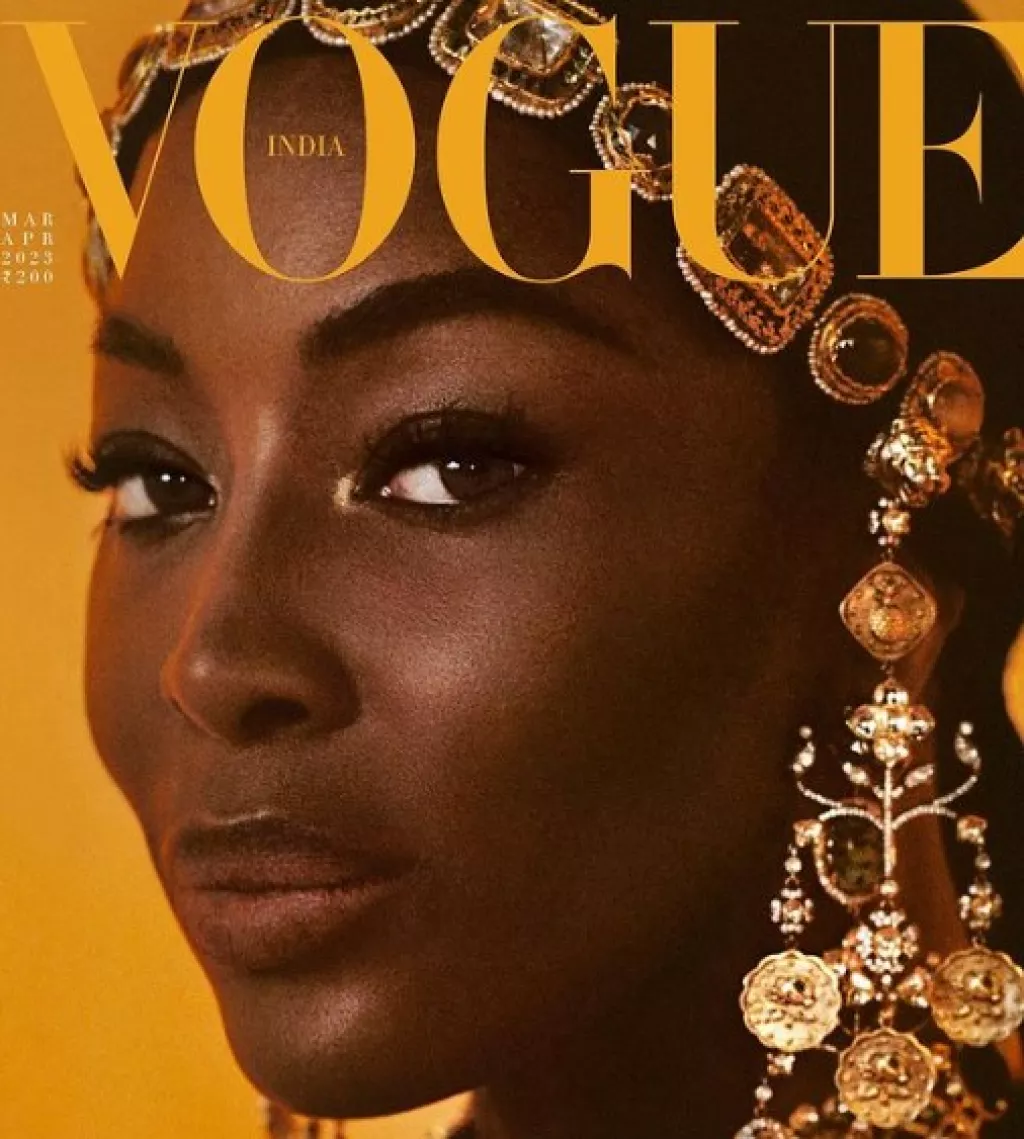 Supermodel, Naomi Campell Graces Vogue India's Cover Decked Up In ...