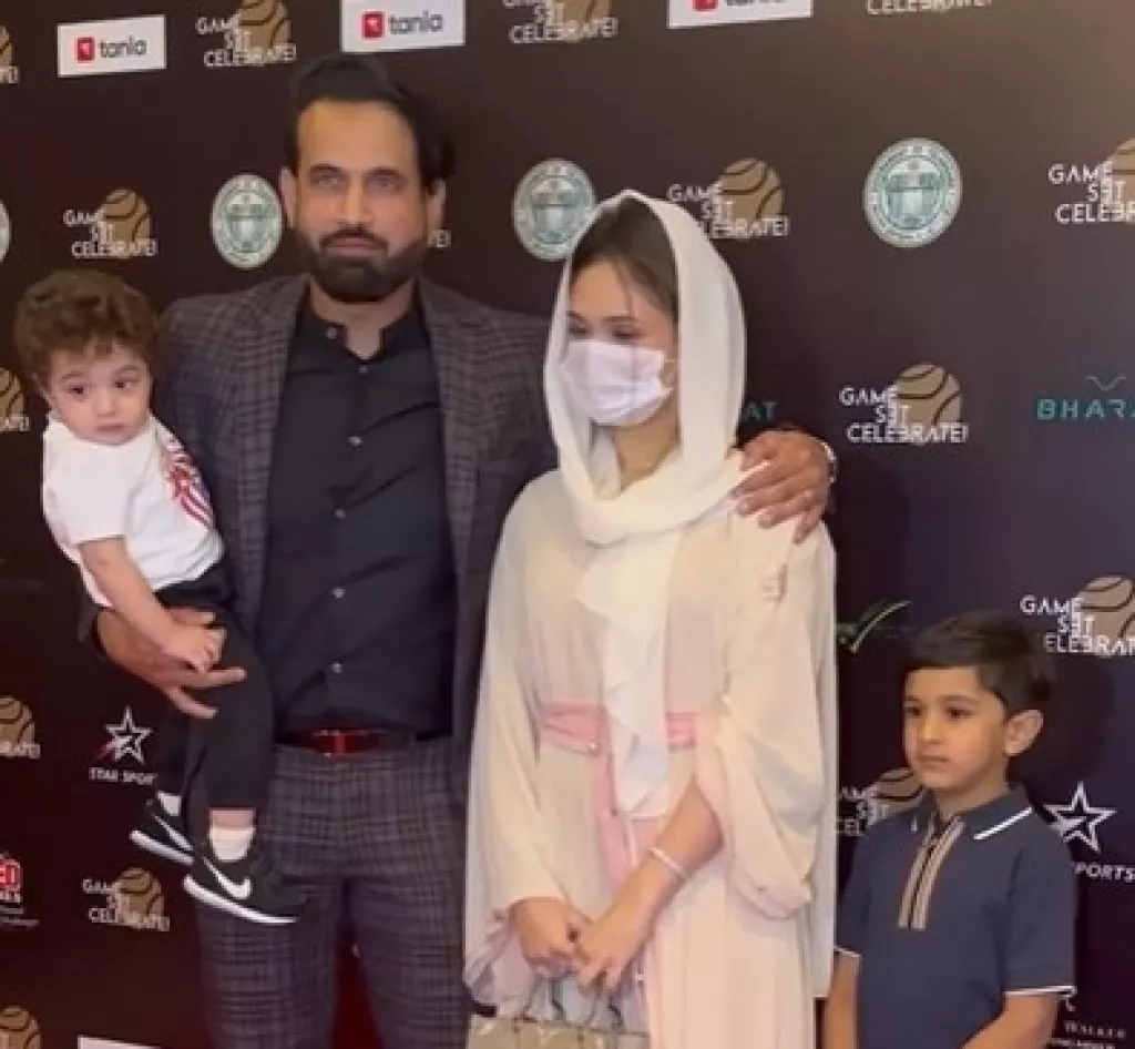 Irfan Pathan Reveals His Wife, Safa Baig's Face On 8th Wedding ...