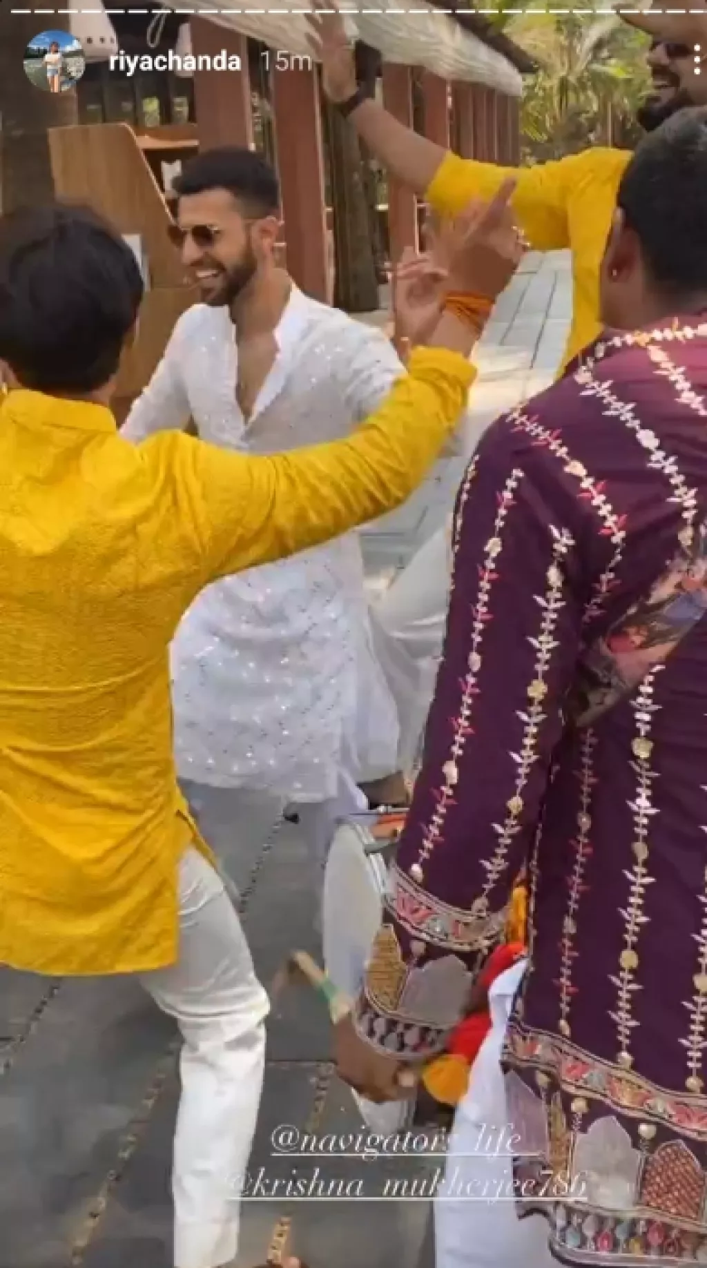 Bride-To-Be, Krishna Mukherjee Dons A White Lehenga, Dances On 'Dhol' At Her 'Haldi' Ceremony