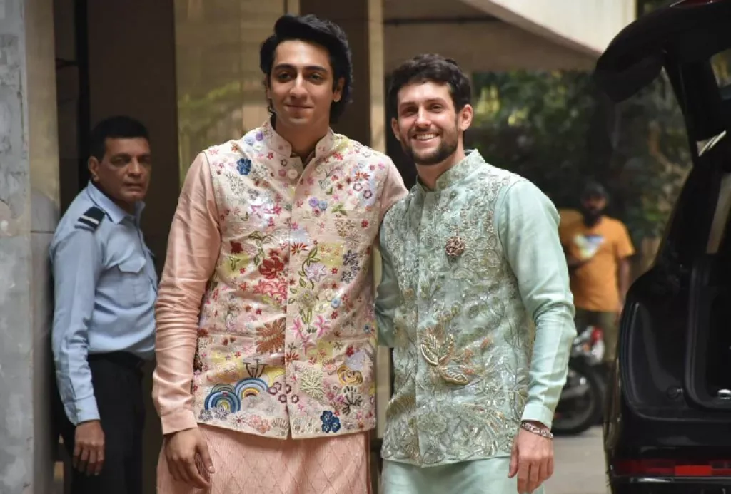 Alanna Panday Wears Rahul Mishra's 3D Flower Lehenga With Bird Bralette ...