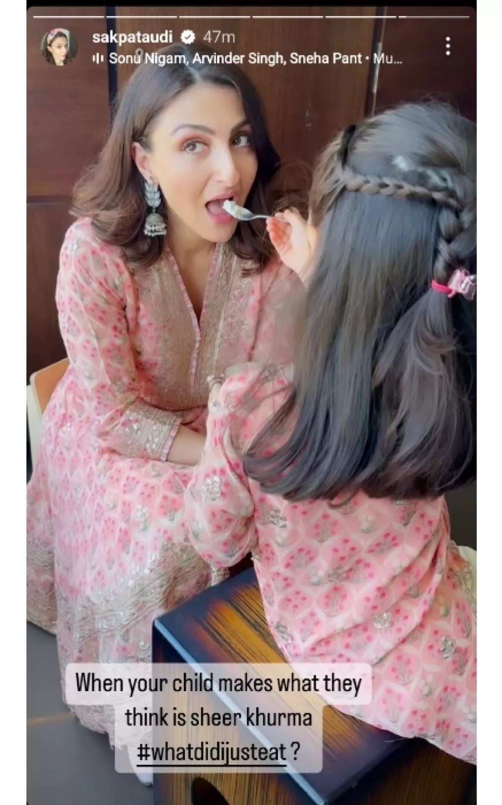 Inaaya Naumi Kemmu Cooks 'Sheer Khurma' On Eid, Her Mommy, Soha's Reaction Was Unmissable