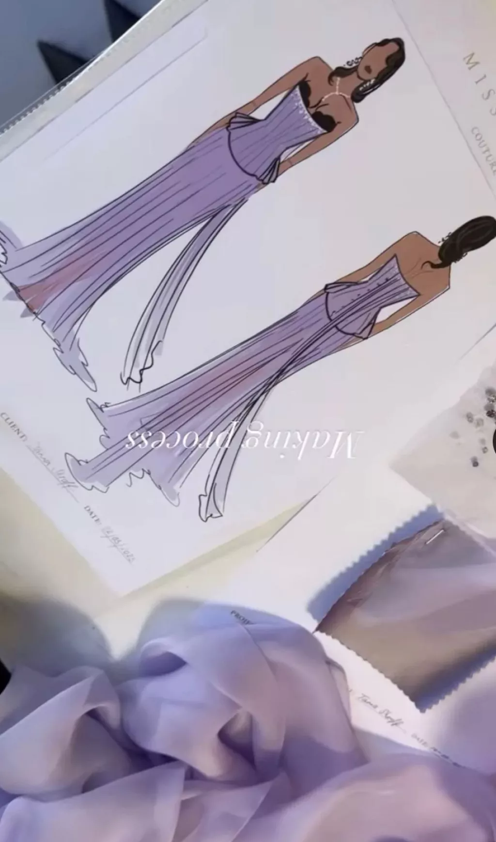 Tania Shroff Stuns In A Lilac Custom-Made Corset Gown From Miss Sohee ...
