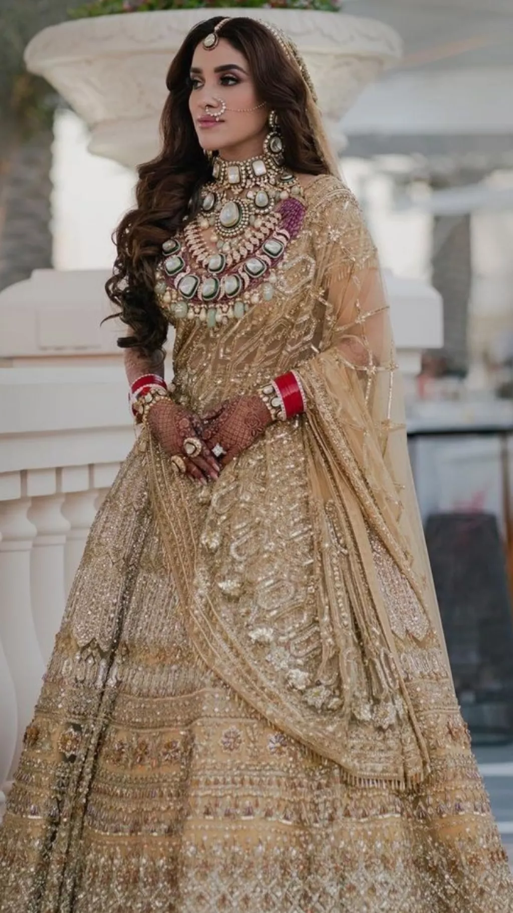 16 Brides Who Wore Golden Ensembles At Their Special Day: From ...