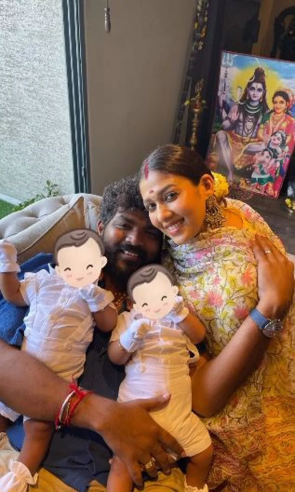 Nayanthara's Husband, Vignesh Shivan Reveals Faces Of Their Twin Sons ...
