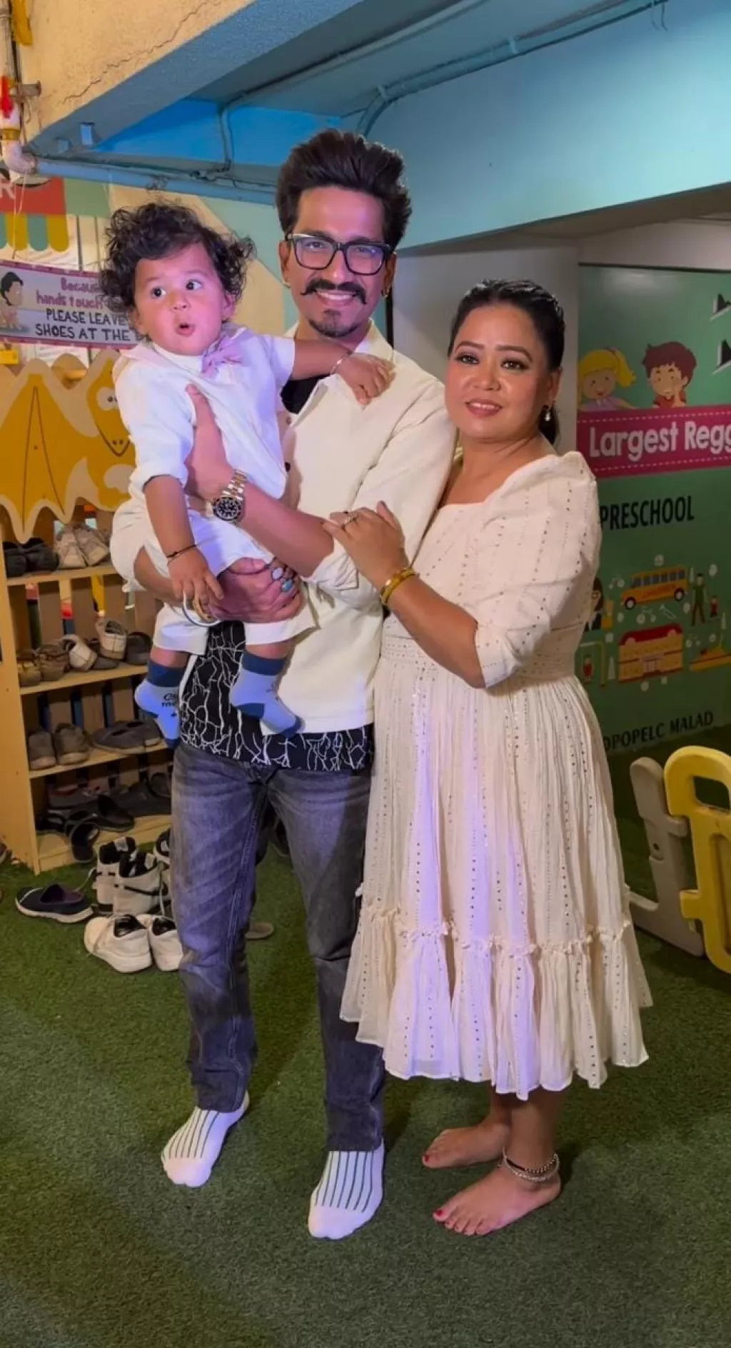 Bharti Singh-Haarsh's Son's Grand 1st B'day: Baby Boy Dons Adidas ...