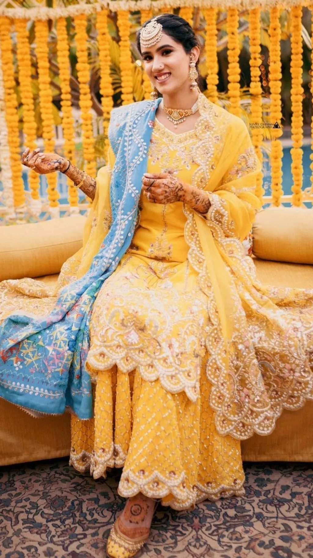 20 Stylish 'Haldi' Outfits For To-Be-Brides: From 'Bandhani'-Printed ...