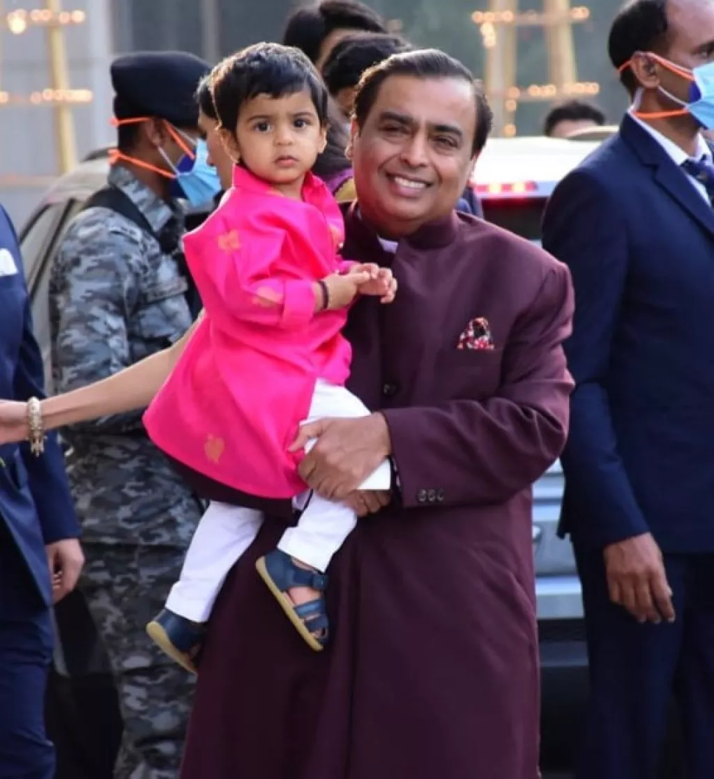 Prithvi Looks Cute As He Comes Running Out Of A Temple Accompanied By ...