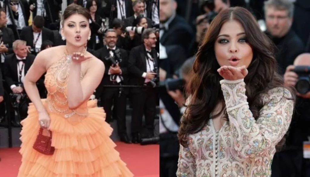 Urvashi Rautela Follows Aishwarya Rai's Styles, Copies Her 2016 Cannes ...