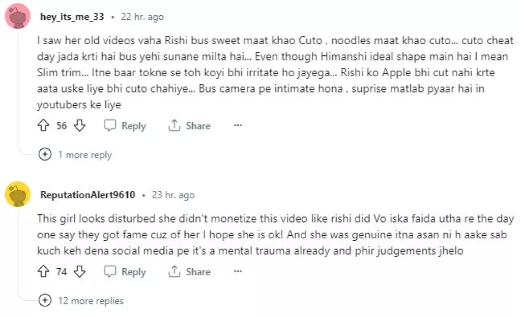 'That Glam Girl' Himanshi Tekwani And Rishi Athwani Announce Separation, Netizens Blame The Latter