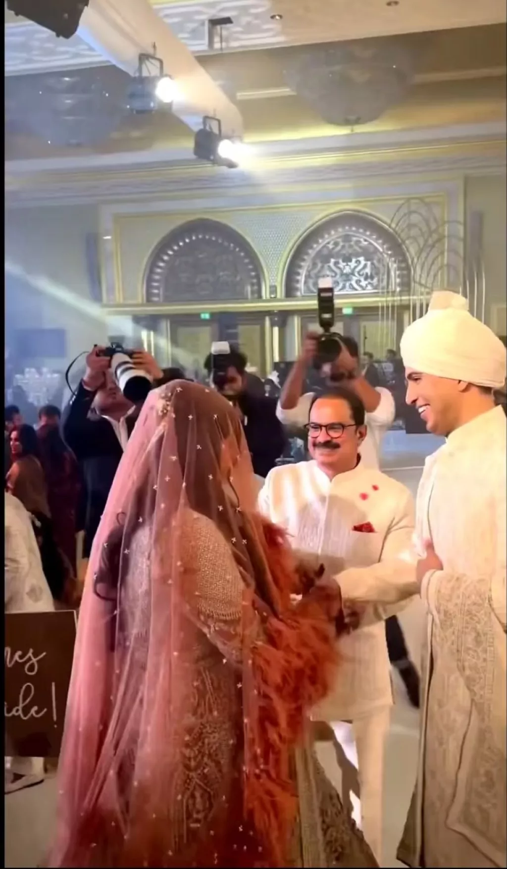 MA Yusuff Ali's Niece, Fathima's Royal Wedding In UAE: Opulent Decor ...