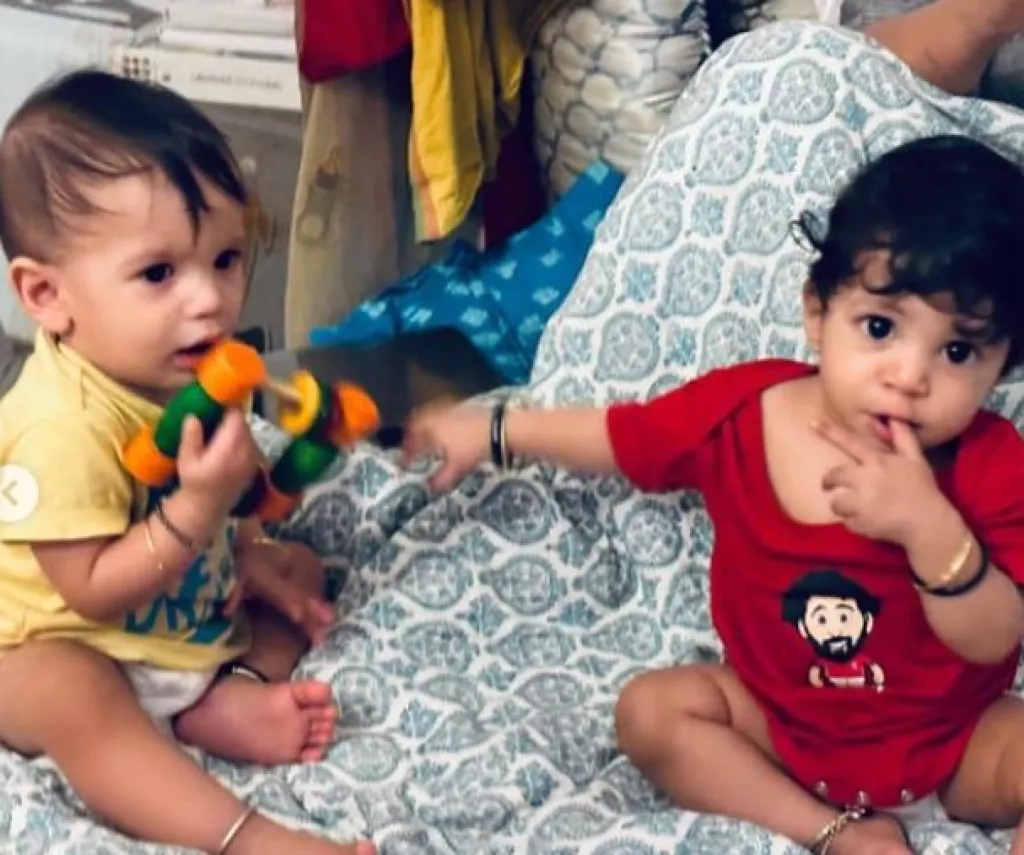 Chinmayi Sripada Reveals The Adorable Faces Of Her Twins, Driptah And ...