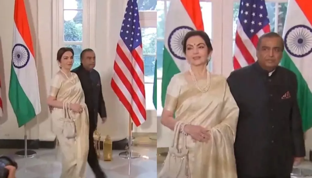 Mukesh Ambani And Nita Ambani's Stunning Entry At White House For PM ...