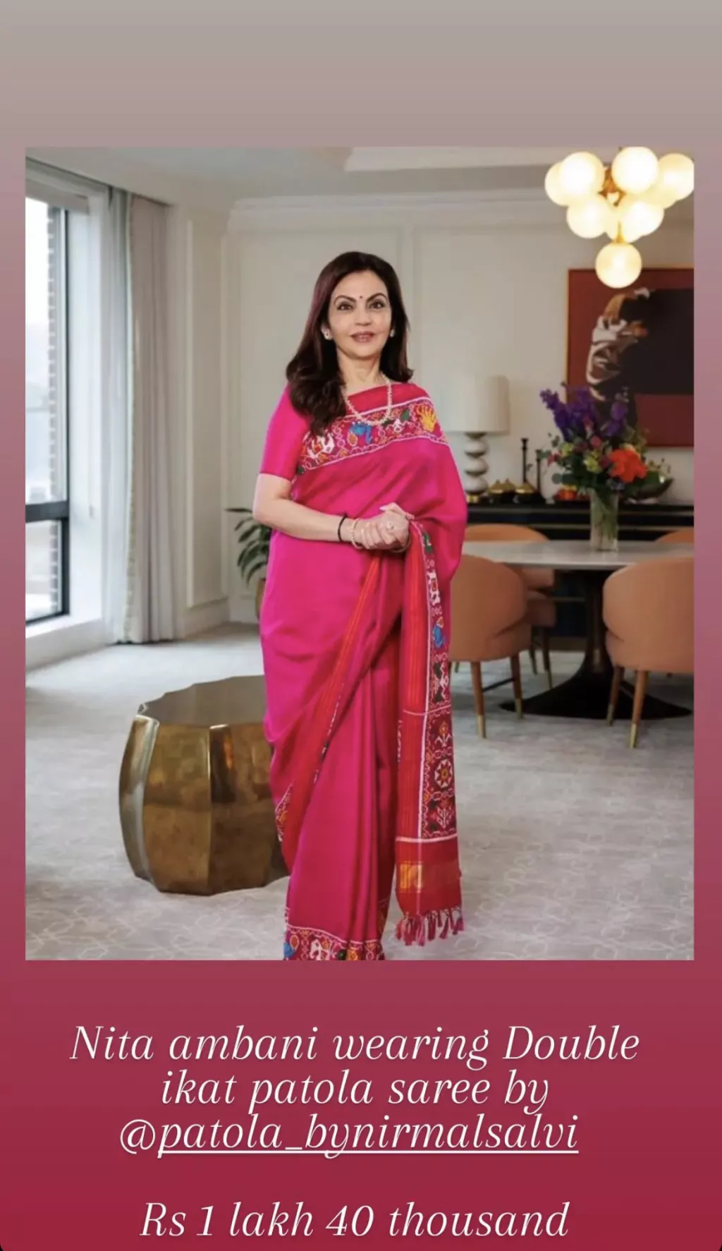 Radhika Merchant Dons A Sequin Saree Worth Rs. 2.7 Lakhs, Nita Ambani's ...