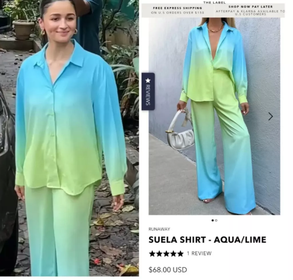 Alia Bhatt Looks Uber-Cool In A Gradient Co-Ord Set Worth Rs. 11K ...