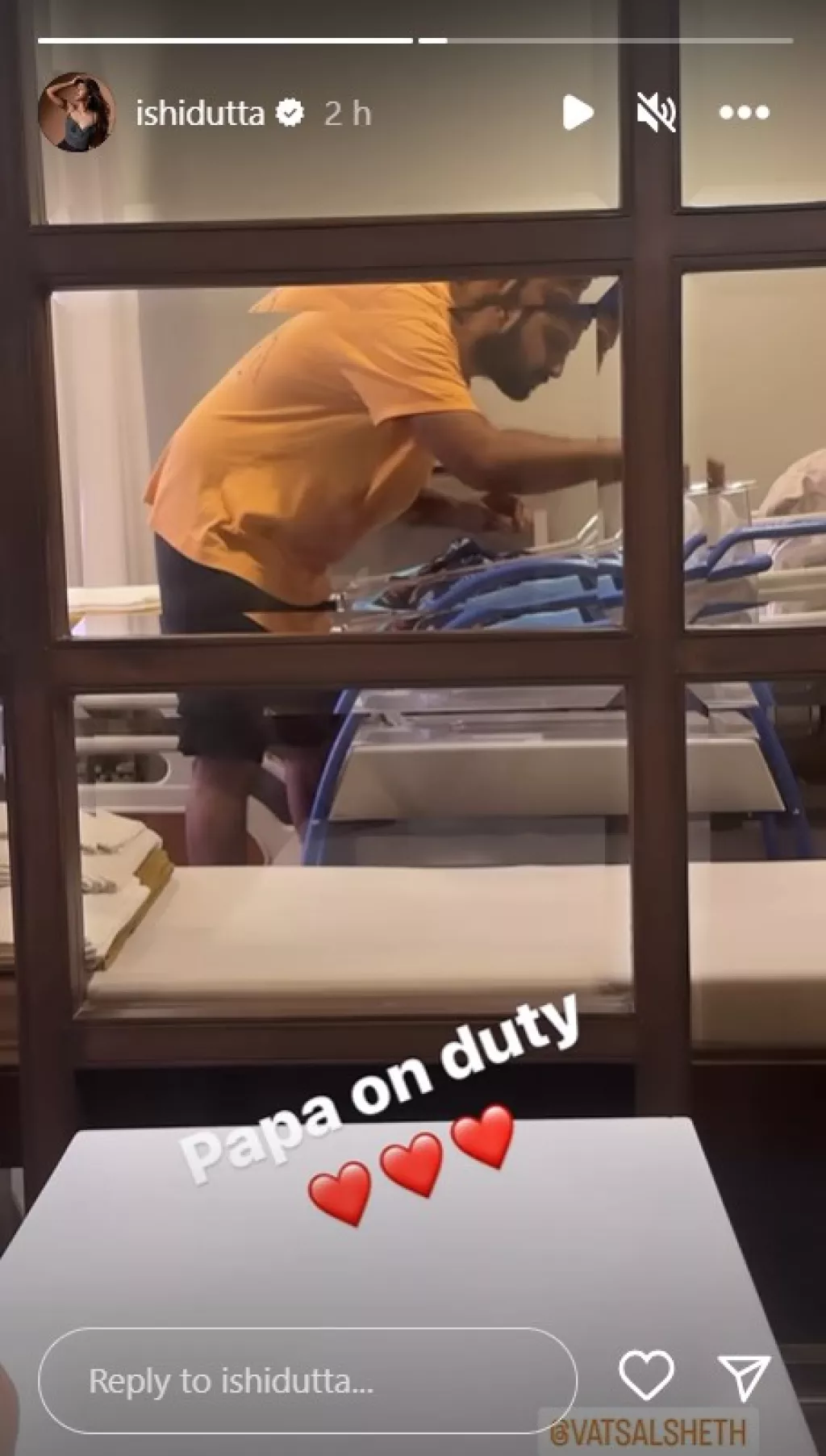 Ishita Dutta Shares Blissful Photo Of Son, Vaayu Peacefully Sleeping On Her Husband, Vatsal's Chest