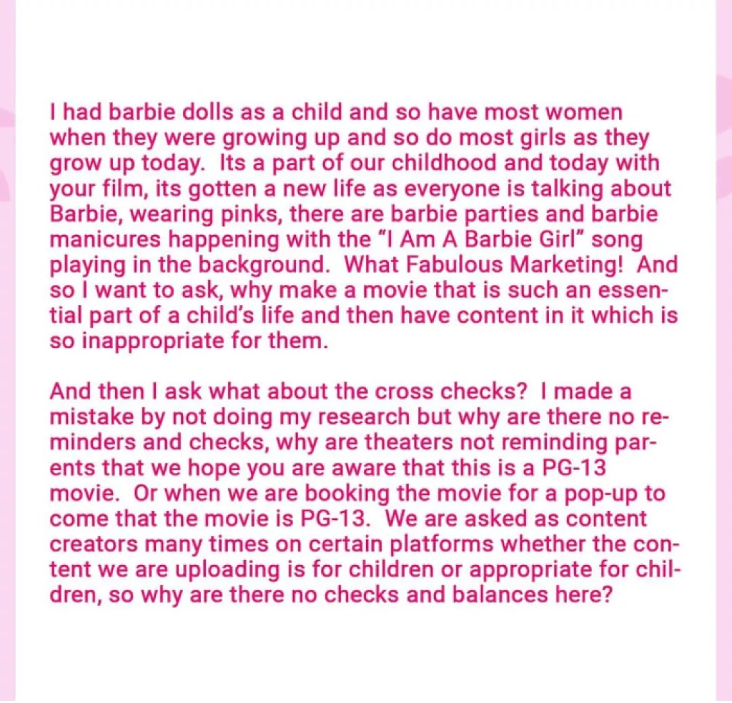Juhi Parmar Calls Out 'Barbie' Makers For Showing Inappropriate Content ...