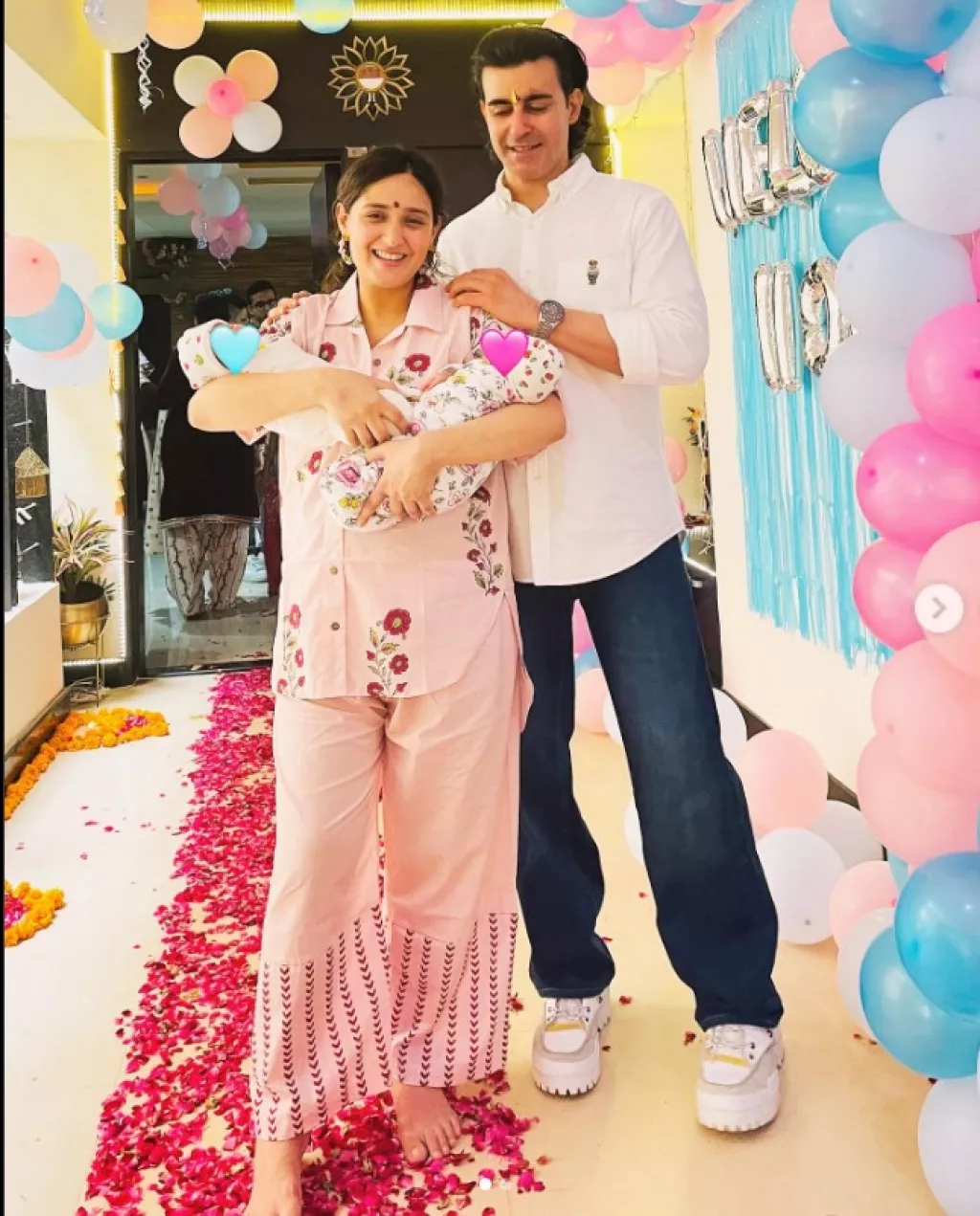 Newbie Mommy, Pankhuri Awasthy Drops First Pic With Twins, As They ...