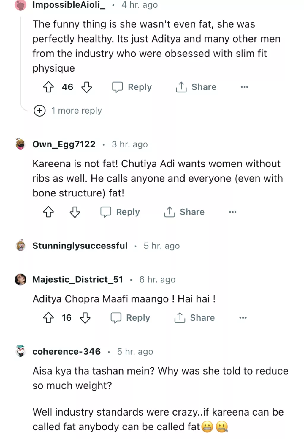 Kareena Kapoor Was Called 'Overweight' And 'Fat' By Aditya Chopra, Fans ...