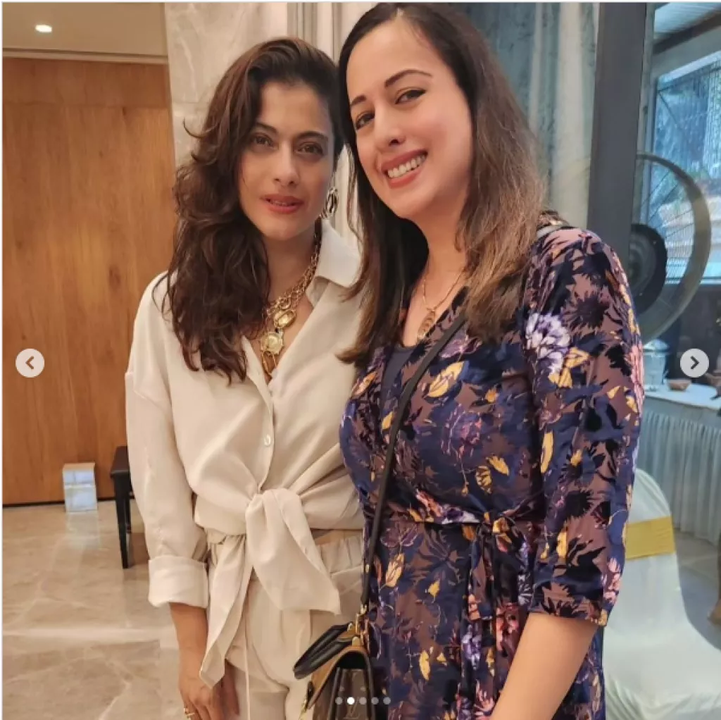 Kajol Celebrates Her 49th B'day Bash With Mom, Tanuja And MIL, Veena ...