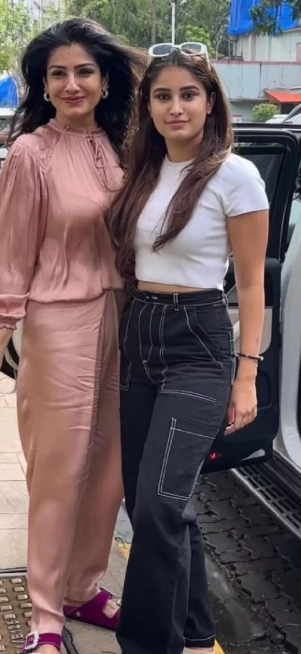 Raveena Tandon And Daughter, Rasha Attend A Relative's Wedding, Duo ...