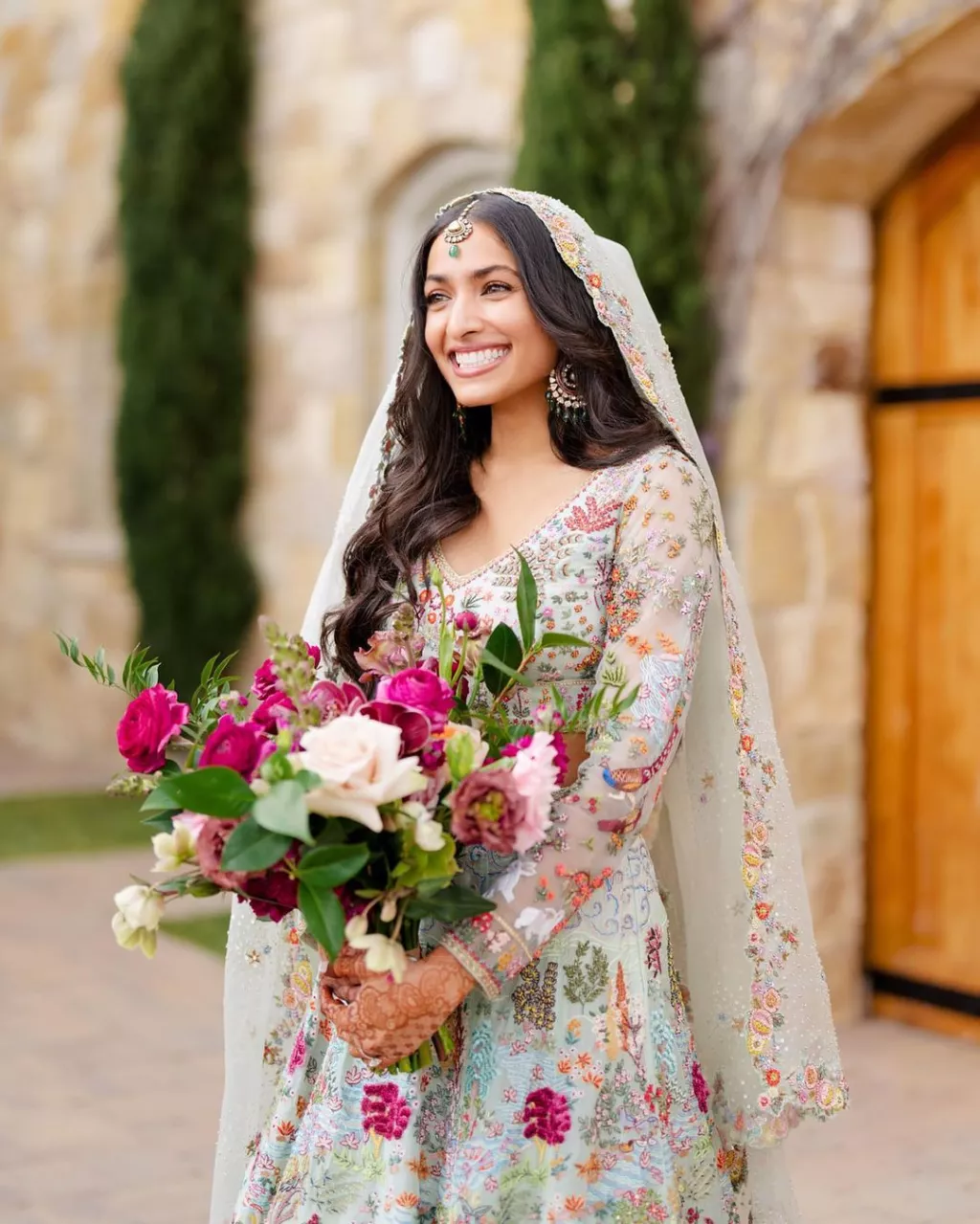 Muslim Girl Married A Hindu Man, Dons Mom's Saree For 'Nikah' And ...