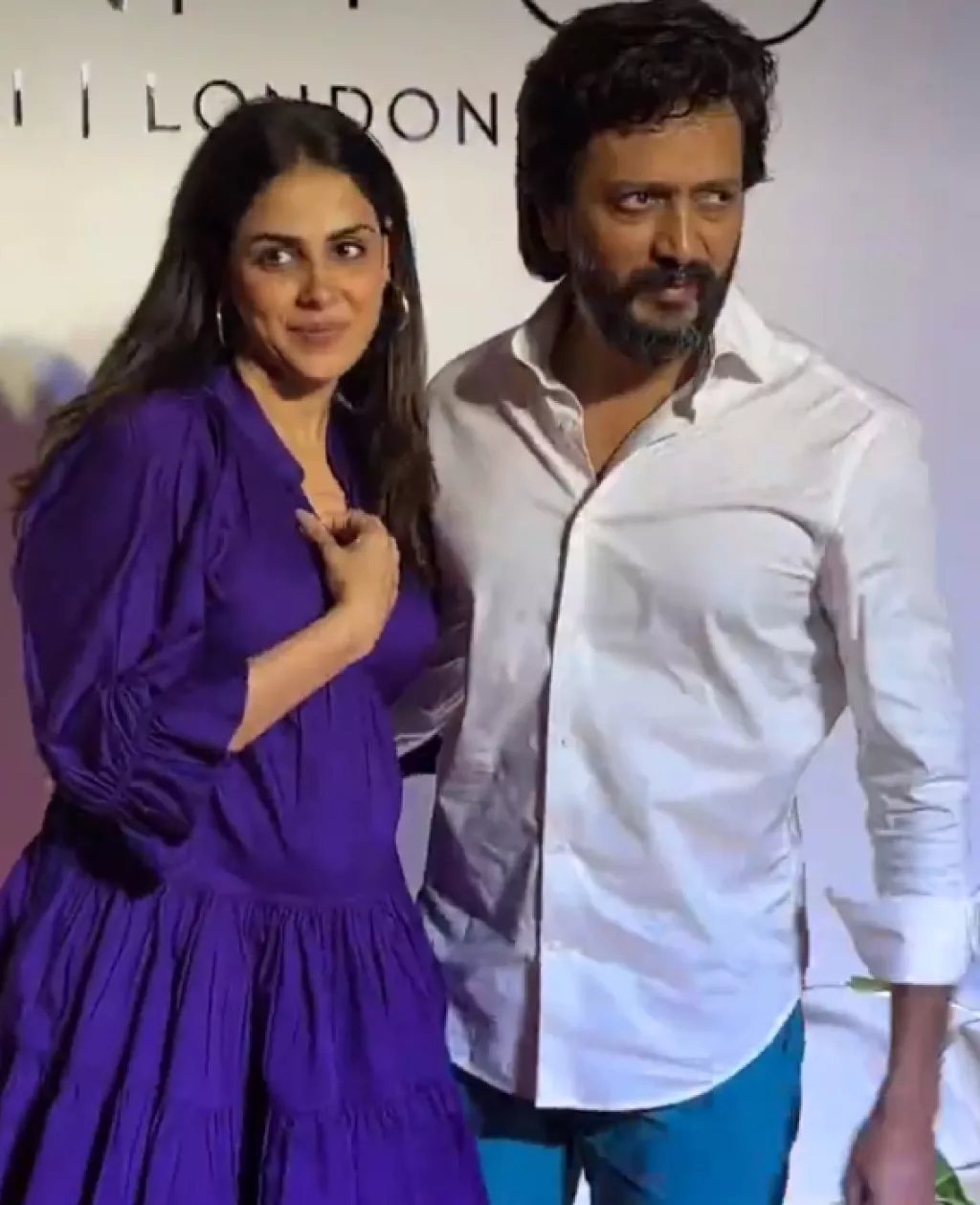 Genelia Deshmukh Flaunts Her Bloated Tummy In A Tiered Mini Dress, Netizen Asks, 'Is She Pregnant?