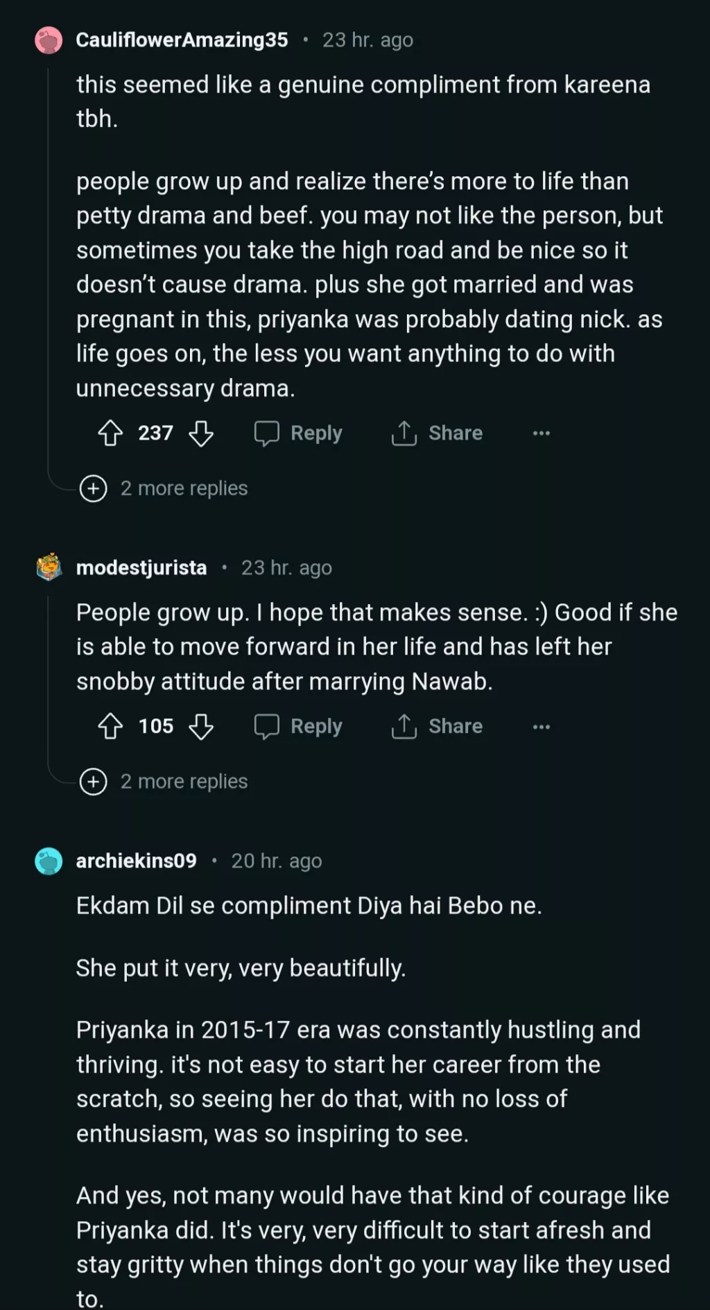 Kareena Kapoor Praises Priyanka Chopra For Making India Proud, Netizen ...