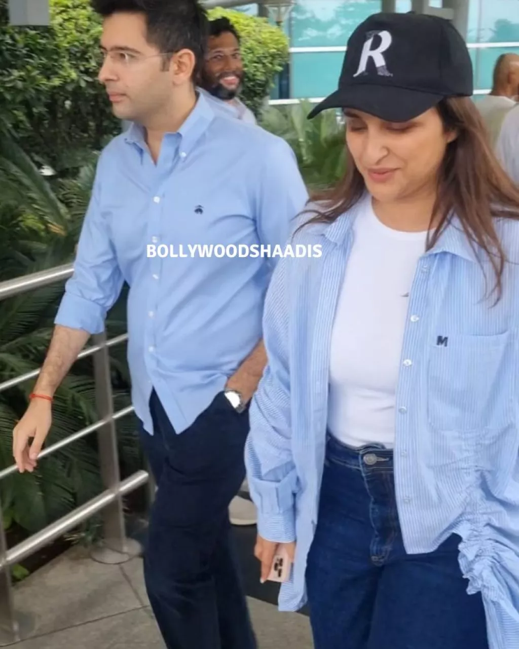 Parineeti Chopra Dons A Cap With Raghav Chadha's Initial As She Arrives ...