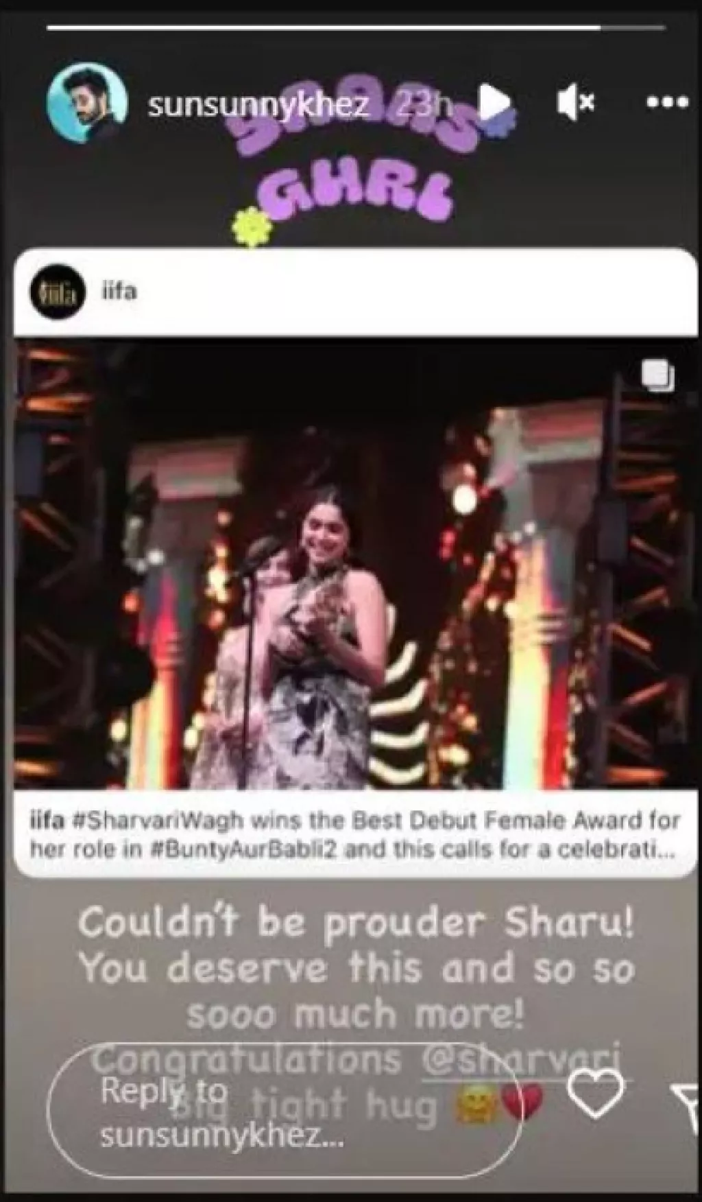 Amid Breakup Reports, Sharvari Wagh Drops A Cute Pic With Rumoured BF ...