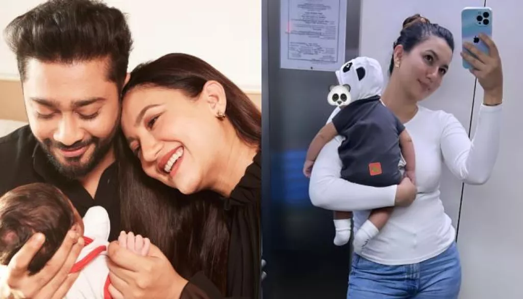 Gauahar Khan And Zaid Darbar Get Their Baby Boy, Zehaan's Hand-Feet ...