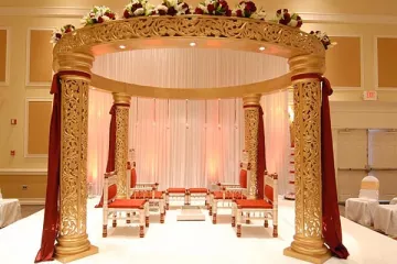 Designing the beautiful Mandap