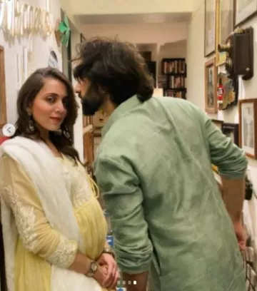 'Ishqbaaaz' Fame, Nakuul Mehta's Wife, Jankee Opts For An Ice-Blue Suit ...