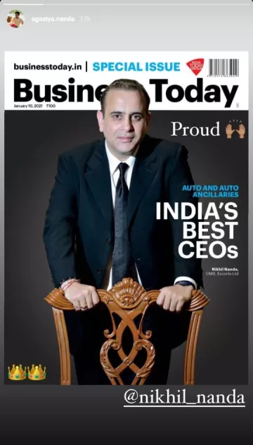 Navya Nanda And Agastya Nanda Are Proud Of Dad Nikhil Nanda, Abhishek ...