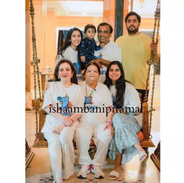 Kokilaben Ambani Stuns In Sporty Avatar With Great-Grandson, Prithvi ...