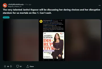 Janhvi Kapoor Discusses Her 'Daring Choices And Disruptive Stardom', Netizens Say, 'Self Promotion'