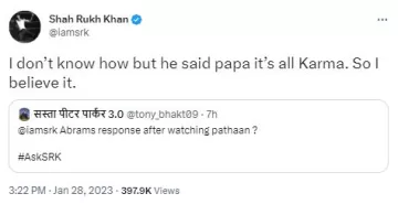 Shah Rukh Khan's Son, AbRam Gives An Unmissable Reaction On 'Pathaan ...