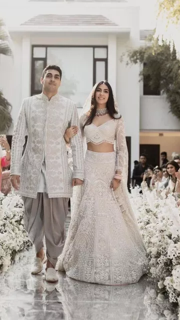 20 Brides Who Wore White Ensemble On Their Wedding: From Embellished ...