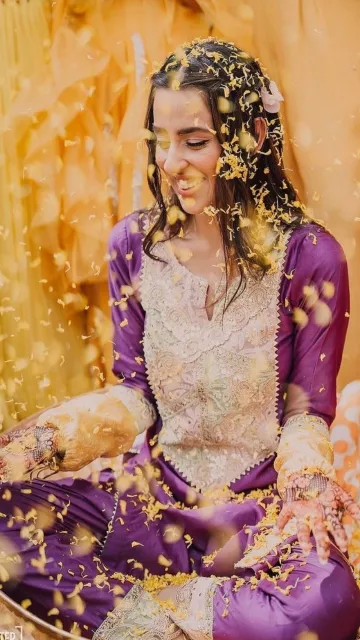 20 Stylish 'Haldi' Outfits For To-Be-Brides: From 'Bandhani'-Printed ...