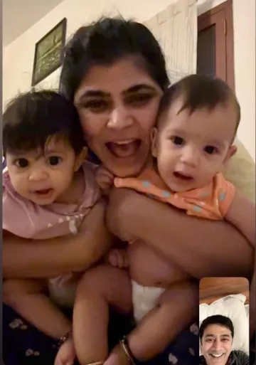 Chinmayi Sripada Reveals The Adorable Faces Of Her Twins, Driptah And ...