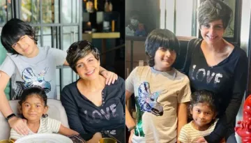 Mandira Bedi Shares A Beautiful Picture With Her Kids, Vir And Tara ...
