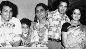 The Only Time Dharmendra's Two Wives, Prakash Kaur And Hema Malini Posed Together, Rare Photo Inside