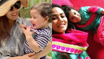 Mira Rajput Kapoor Homeschools Her Kids, Misha and Zain In Bed