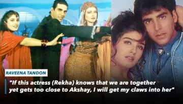 When Raveena Tandon Felt Rekha Was Taking Things Too Far With Her Then ...