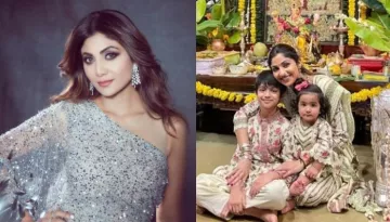 Shilpa Shetty Kundra Dresses Her Baby Girl, Samisha In A Lehenga For ...