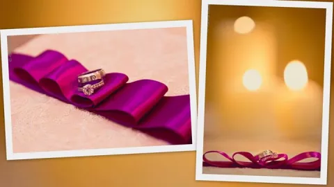 7 Unique Ways To Show Off Your Engagement Ring In Your Wedding Album