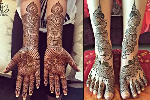 10 Best Bridal Mehendi Design Combos For Your Hands And Feet To ...