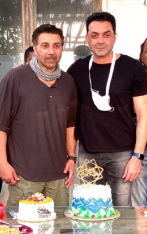 Sunny Deol's Father, Dharmendra Shares Adorable Pictures From His Son's 64th Birthday Celebrations