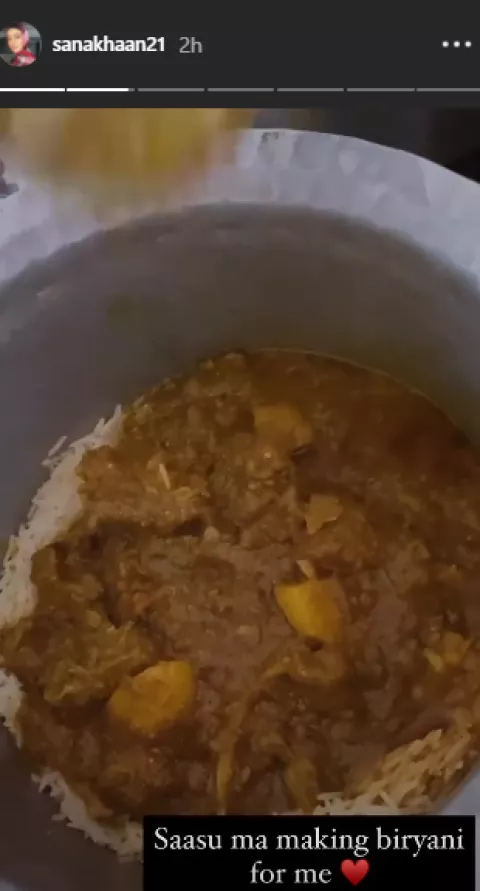 Sana Khan Reveals How She Is Pampered In Her 'Sasural', Shares The ...